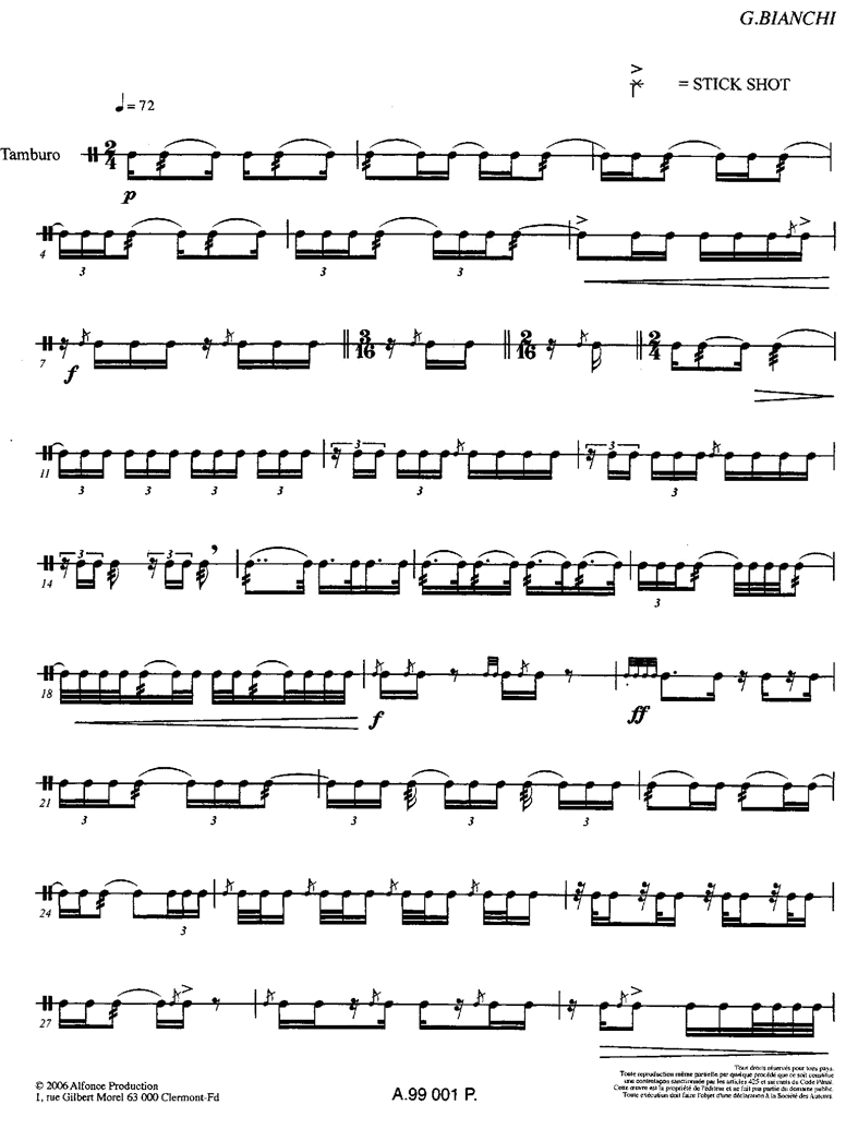 MusicaInfo.net/dettagli/15 studi per tamburo (3025945)