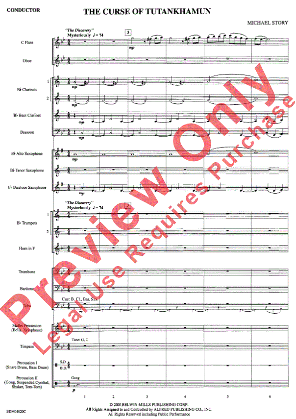 MusicaInfo.net/details/Curse of Tutankhamun, The (4001618)