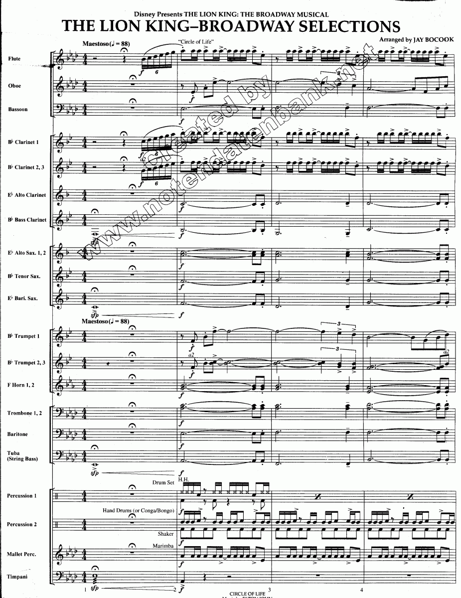 Detailslion King The Broadway Selections 4001872 7526