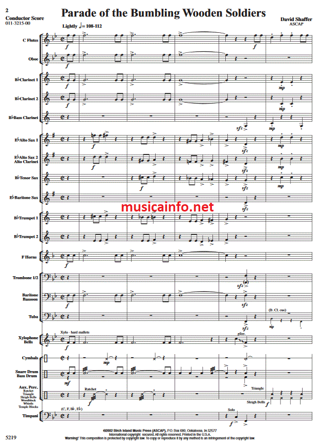 MusicaInfo.net/details/Parade of the Bumbling Wooden Soldiers (4004597)