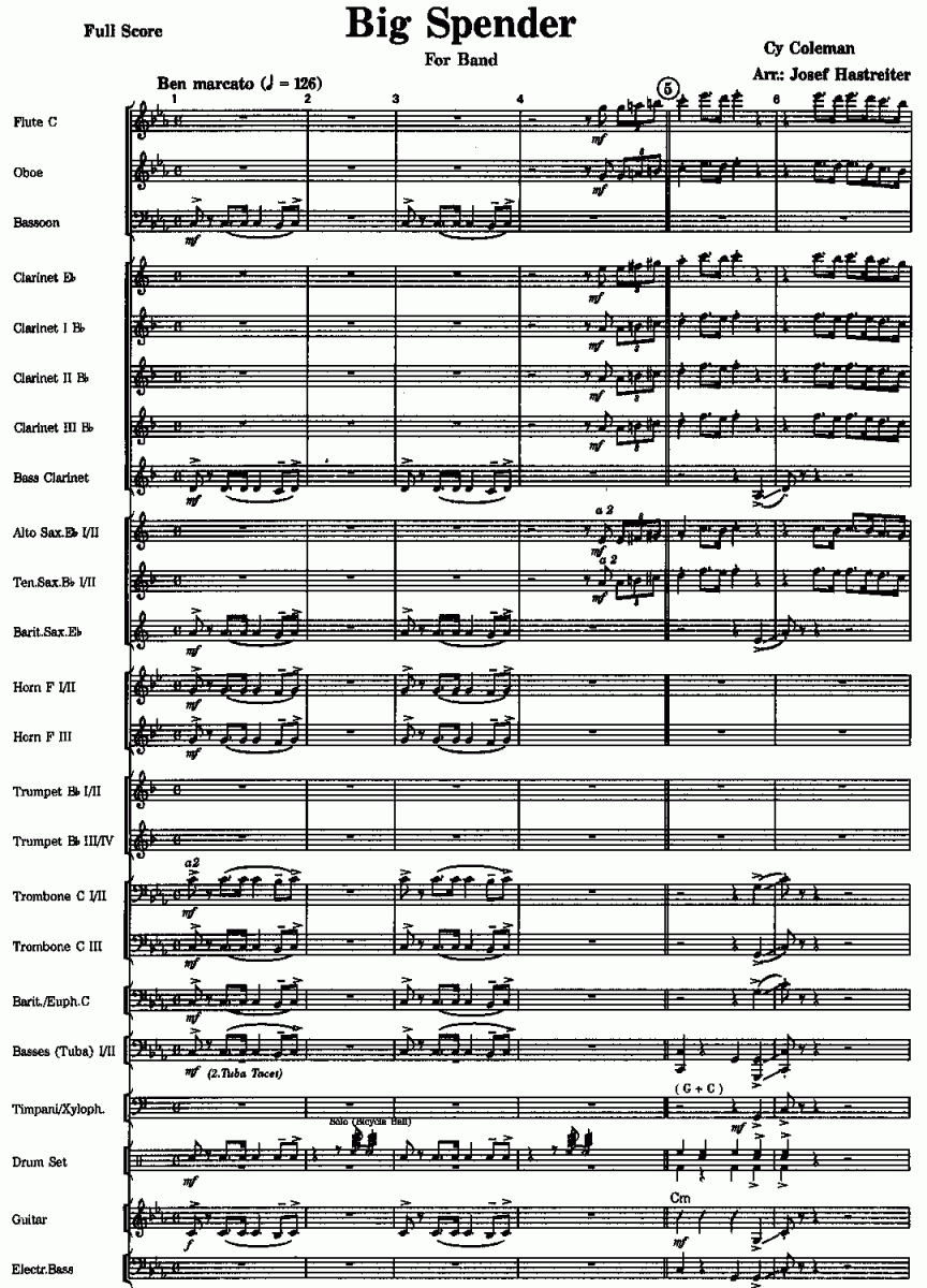 MusicaInfo.net/details/Big Spender (9092010)